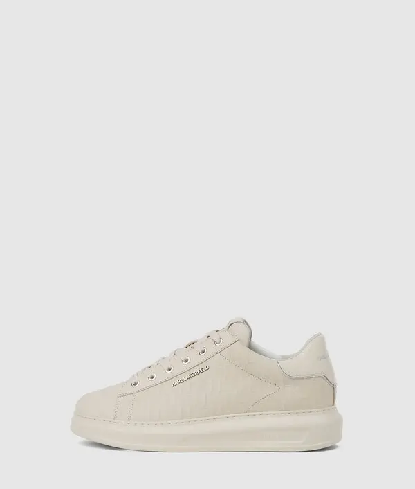 Karl Lagerfeld Monogram Kapri Low-top Sneakers - Off White