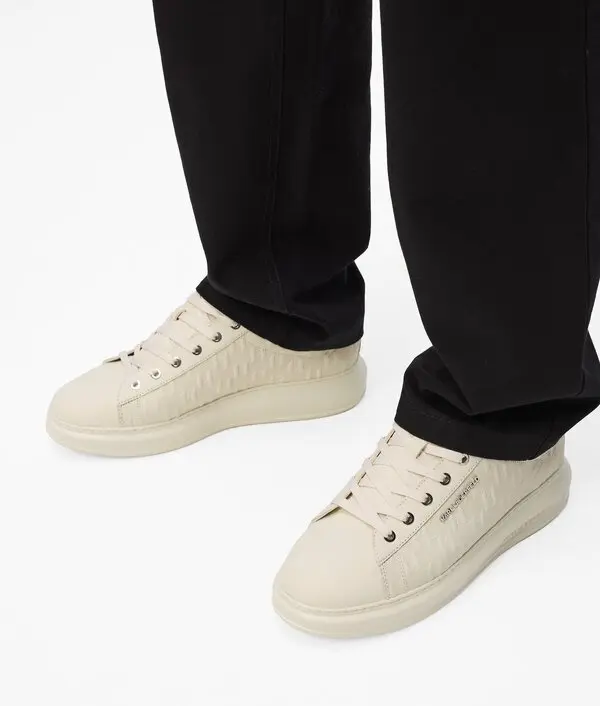 Karl Lagerfeld Monogram Kapri Low-top Sneakers - Off White