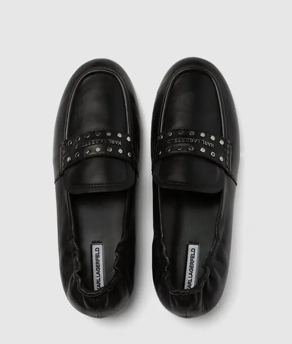 Karl Lagerfeld Marlee Studded Loafers
