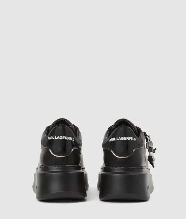 Karl Lagerfeld Anakapri Ikon Charm Sneakers In Leather