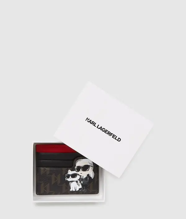 Karl Lagerfeld Ikon Monogram Cardholder