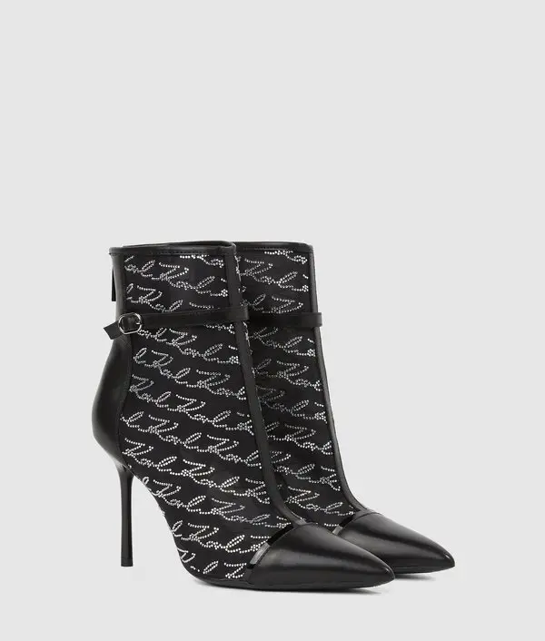 Karl Lagerfeld Signia Sparkle Ankle Boots
