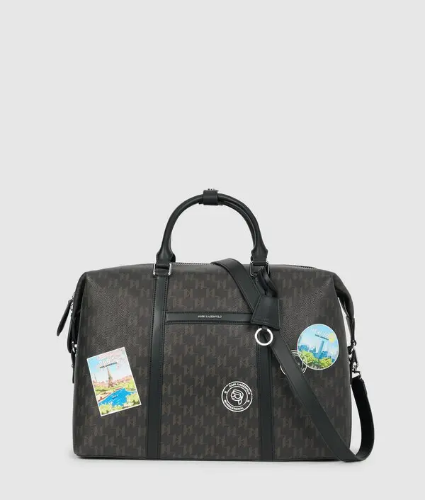 Karl Lagerfeld Ikon Monogram Weekender Bag