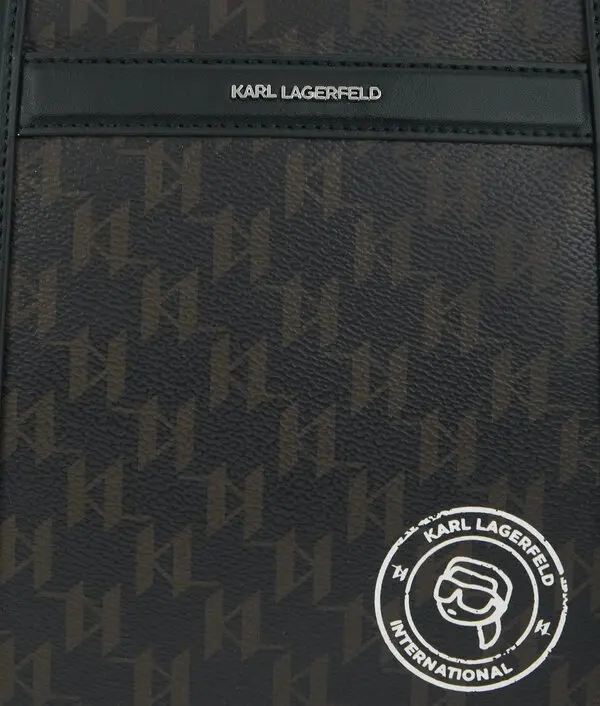 Karl Lagerfeld Ikon Monogram Weekender Bag