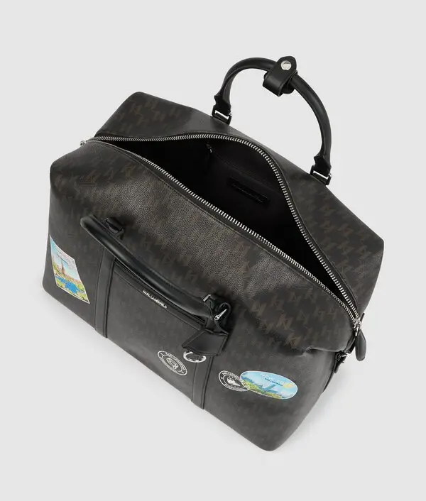 Karl Lagerfeld Ikon Monogram Weekender Bag