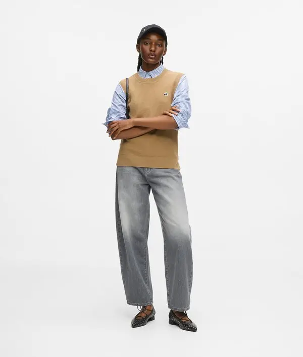 Karl Lagerfeld Ikon Vest In Organic Cotton