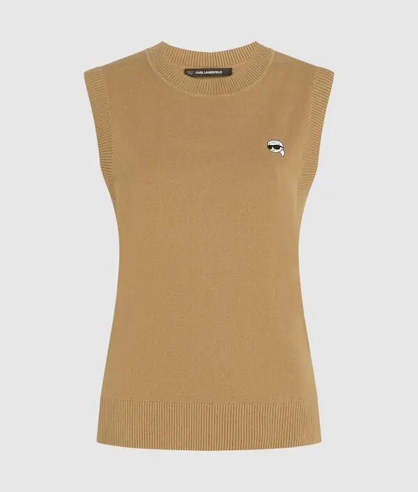 Karl Lagerfeld Ikon Vest In Organic Cotton