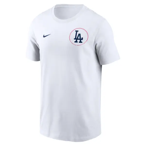 Nike Los Angeles Dodgers Usa 250 Mlb T-shirt - White