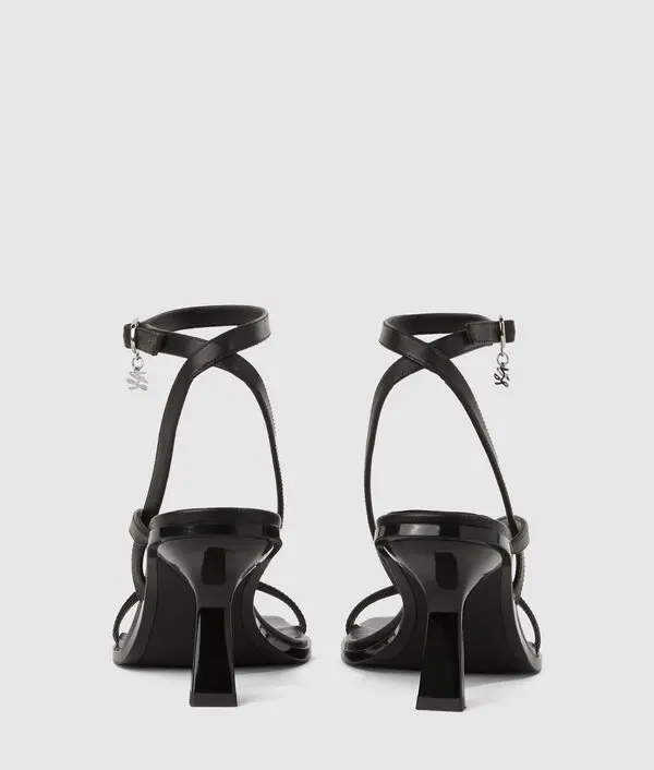 Karl Lagerfeld Karmel Heeled Ankle Strap Sandals