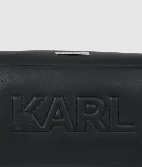 Karl Lagerfeld Ikon Smooth Cargo Shoulder Bag