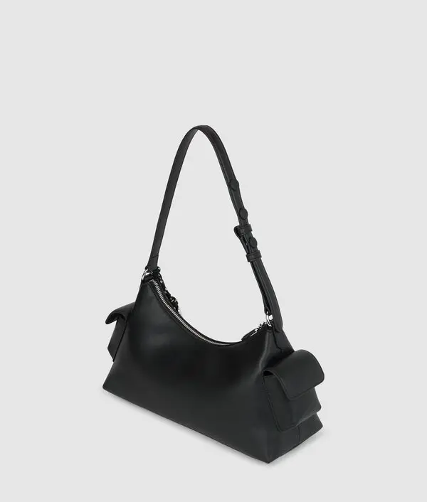 Karl Lagerfeld Ikon Smooth Cargo Shoulder Bag