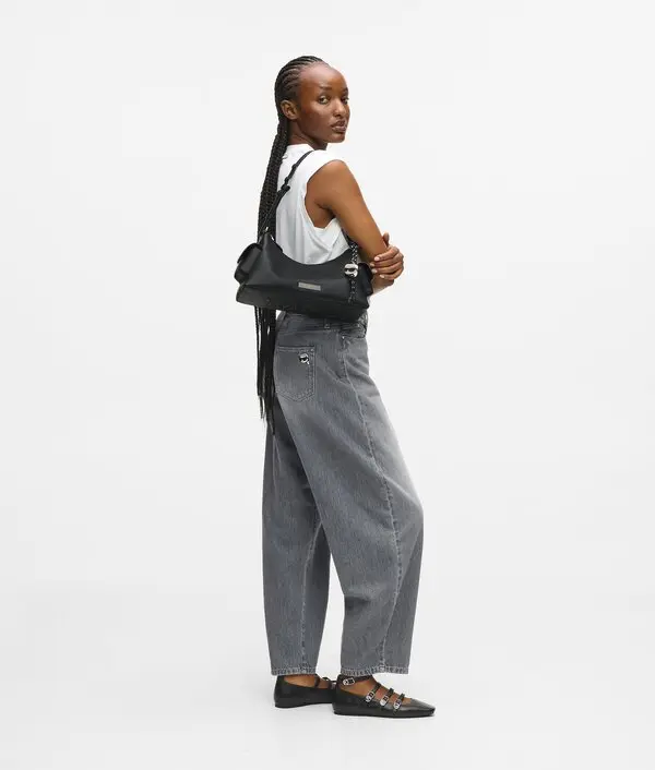 Karl Lagerfeld Ikon Smooth Cargo Shoulder Bag