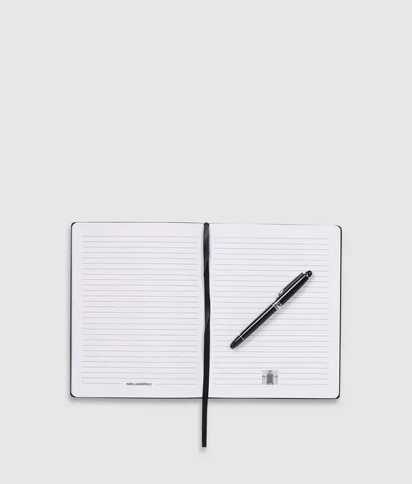 Karl Lagerfeld Maison De Karl Notebook And Pen Set