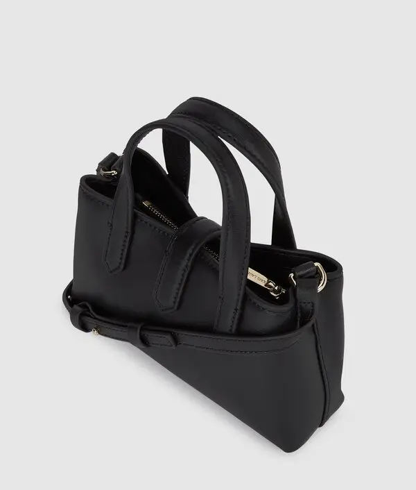 Karl Lagerfeld K/autograph Padlock Mini Shoulder Bag - Black/gold