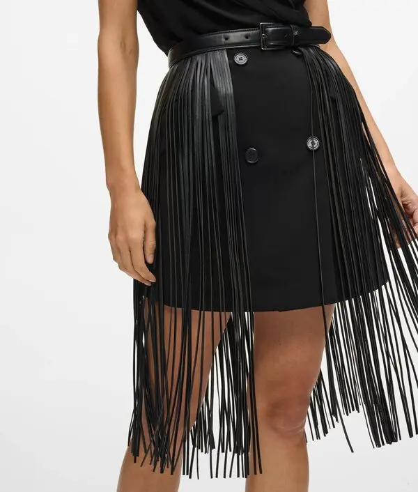 Karl Lagerfeld K/autograph Fringe Belt