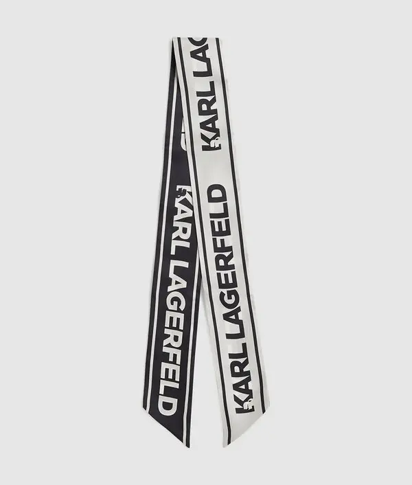 Karl Lagerfeld Slim Silk Scarf