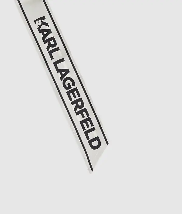 Karl Lagerfeld Slim Silk Scarf