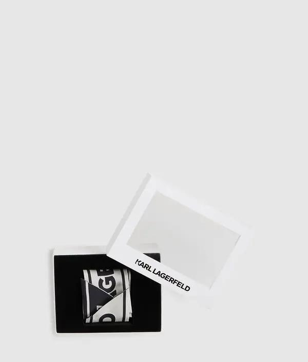 Karl Lagerfeld Slim Silk Scarf