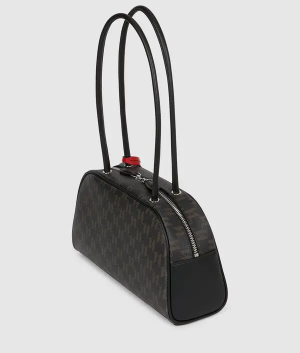 Karl Lagerfeld Ikon Monogram Bowling Bag