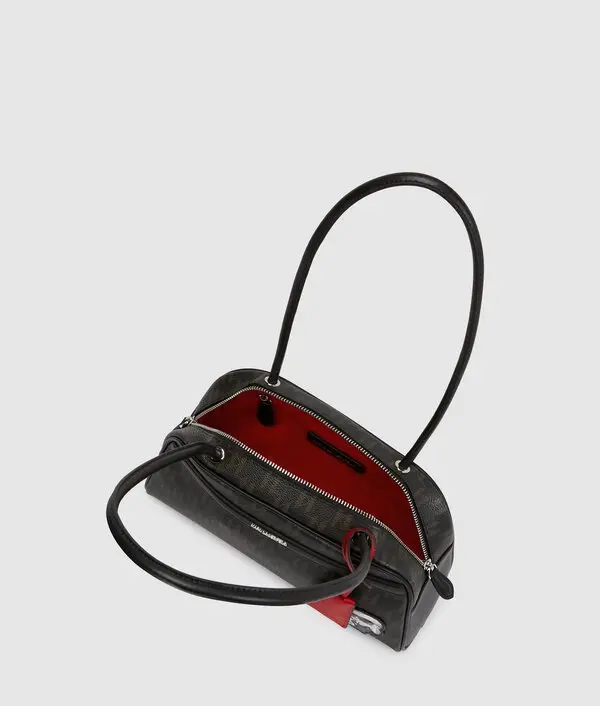 Karl Lagerfeld Ikon Monogram Bowling Bag