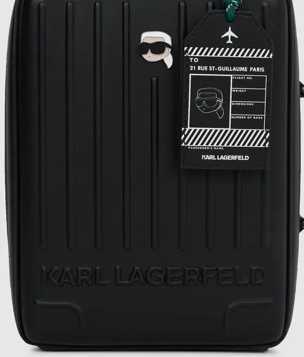 Karl Lagerfeld Ikon Suitcase Crossbody Bag