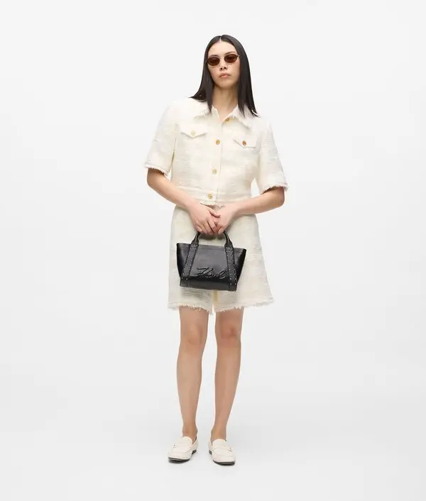Karl Lagerfeld Small Studded Tote Bag