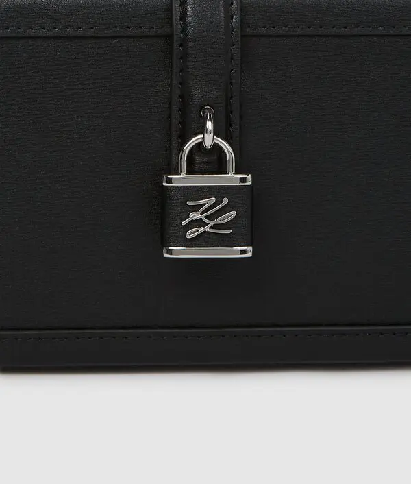 Karl Lagerfeld K/autograph Padlock Trunk Clutch
