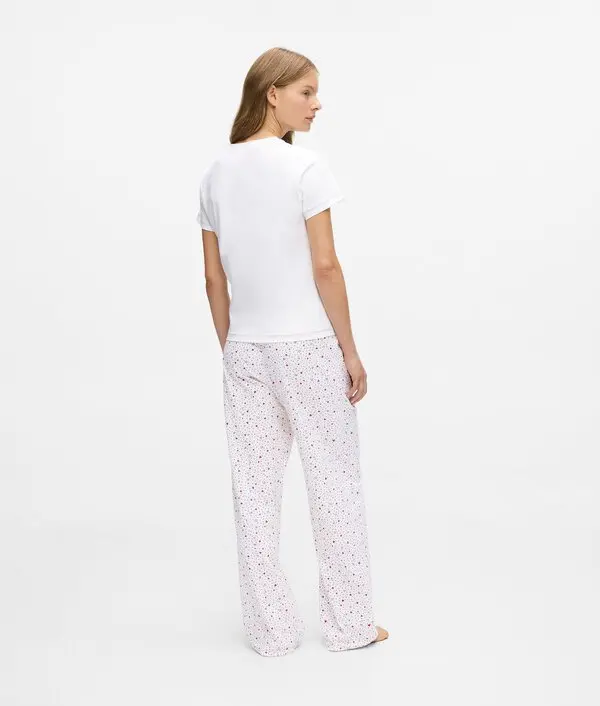 Karl Lagerfeld Heart Print Pajama Set