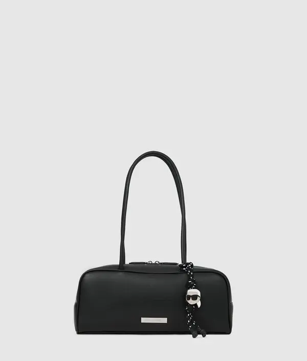 Karl Lagerfeld Ikon Smooth Rectangular Bag - Black