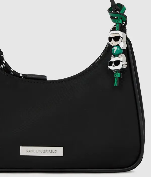 Karl Lagerfeld Ikon Nylon Mini Shoulder Bag