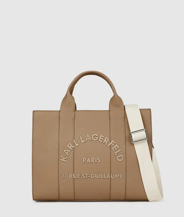 Karl Lagerfeld Rue St-guillaume Medium Tote Bag - Nougat