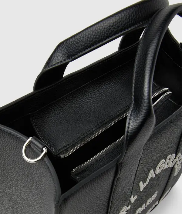 Karl Lagerfeld Rue St-guillaume Medium Tote Bag - White/black