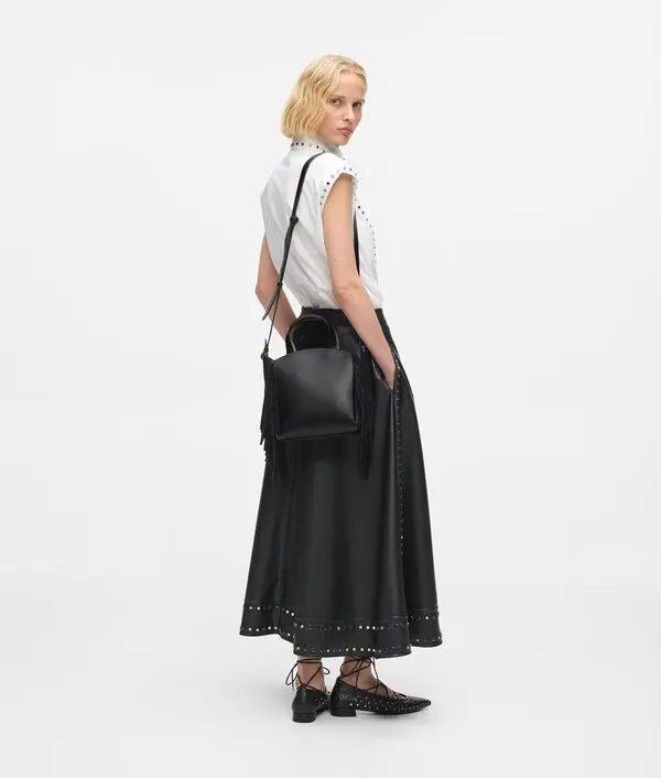 Karl Lagerfeld K/circle Small Fringe Tote Bag