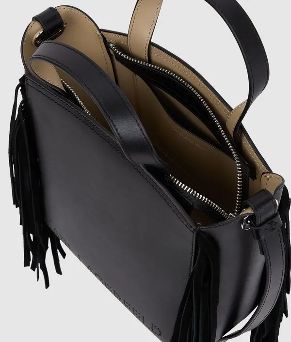 Karl Lagerfeld K/circle Small Fringe Tote Bag