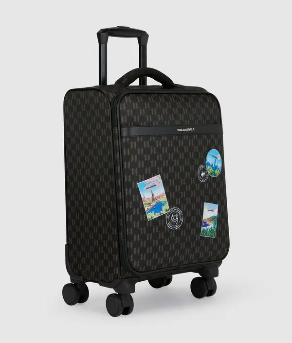 Karl Lagerfeld Ikon Monogram Trolley Case
