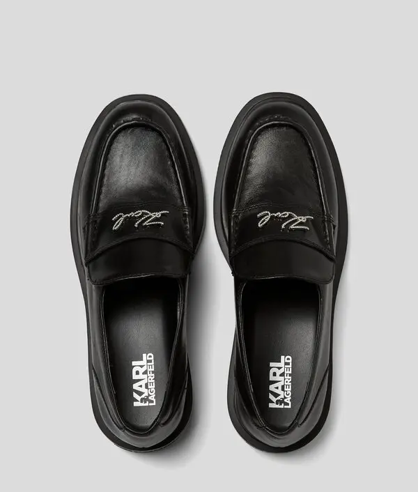 Karl Lagerfeld Macie Signia Rhinestone Loafers