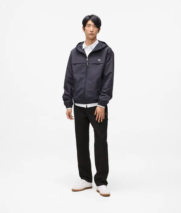 Karl Lagerfeld Ikon Canvas Straight Leg Trousers