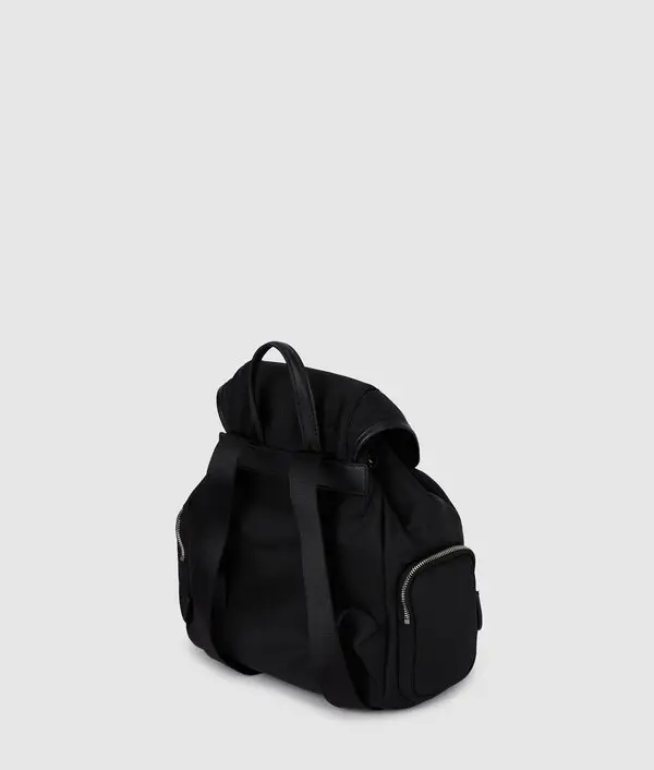 Karl Lagerfeld Ikon Nylon Small Flap Backpack