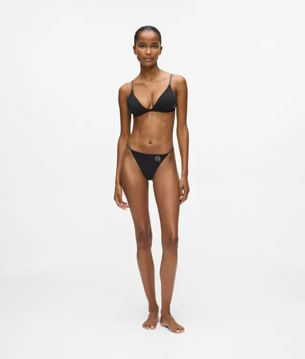 Karl Lagerfeld Ikon Rhinestone Triangle Bra