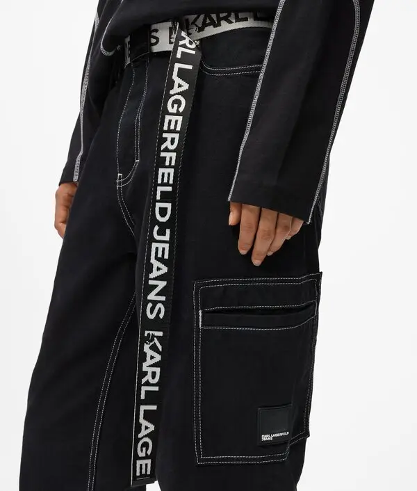 KL JEANS Jeans Contrast Stitch Cargo Pants