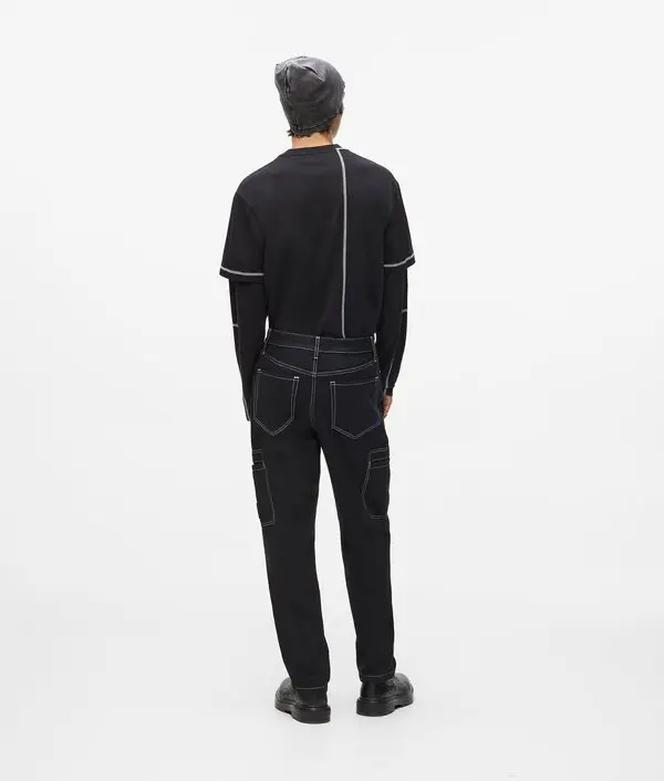 KL JEANS Jeans Contrast Stitch Cargo Pants