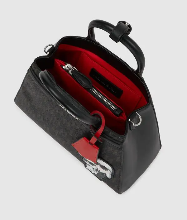 Karl Lagerfeld Ikon Monogram Small Tote Bag