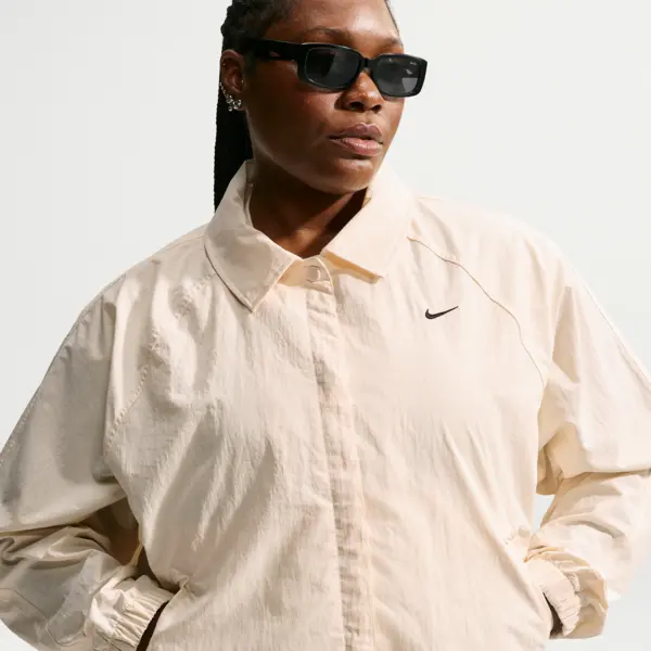 Nike Oversized Coaches Jacket - White
