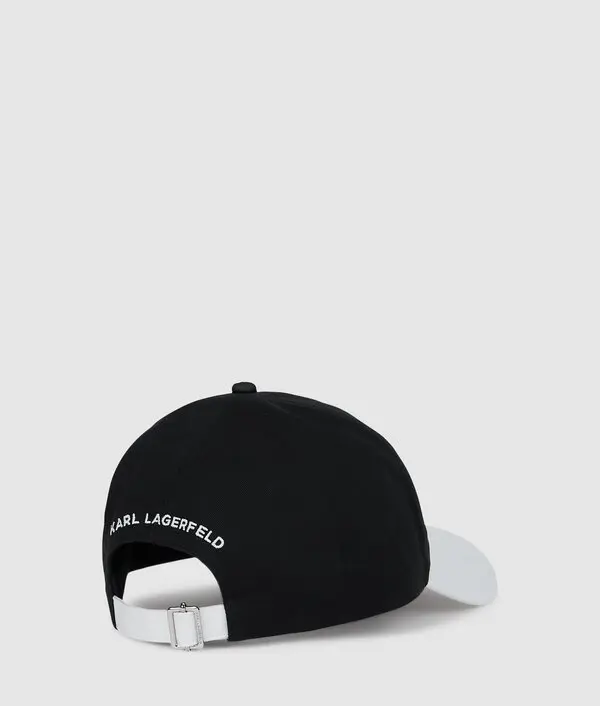 Karl Lagerfeld K/signature Cap With Contrast Peak