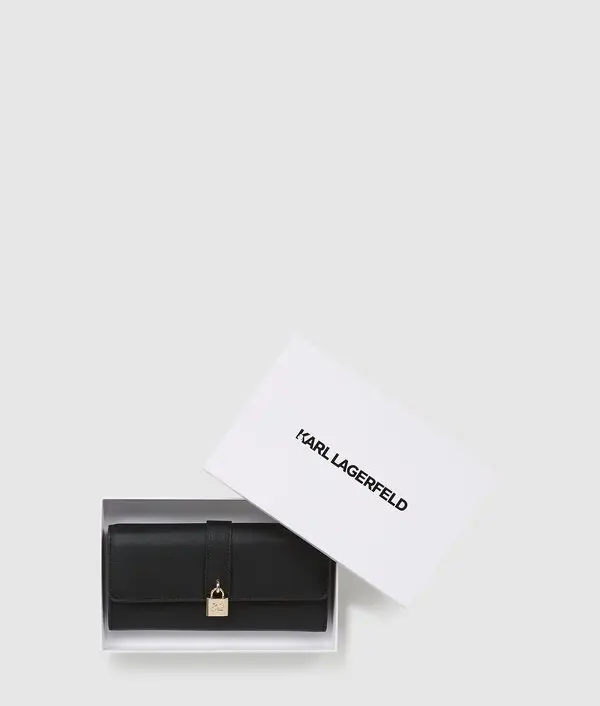 Karl Lagerfeld K/autograph Padlock Large Wallet