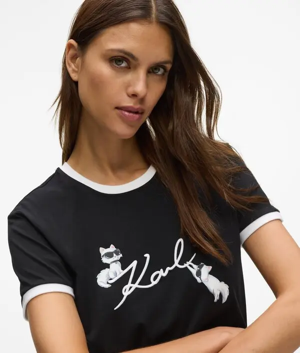 Karl Lagerfeld Ikon Signature Choupette T-shirt