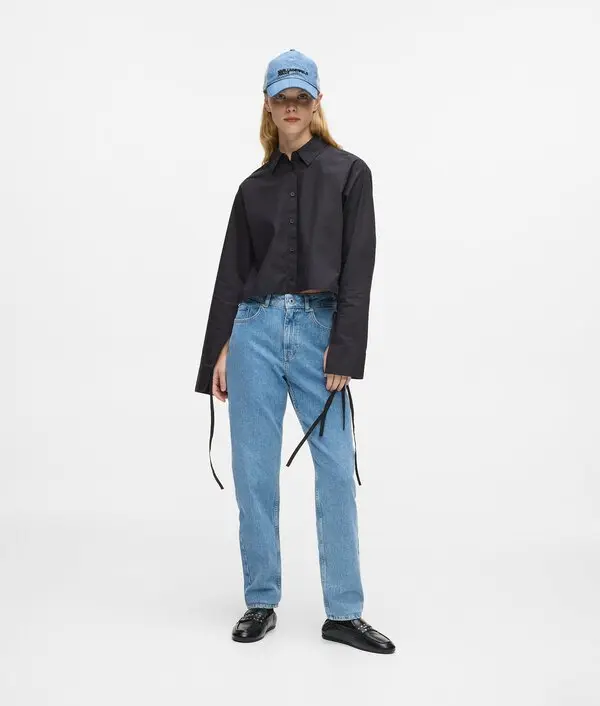 KL JEANS Mom Jeans In Light Blue Denim