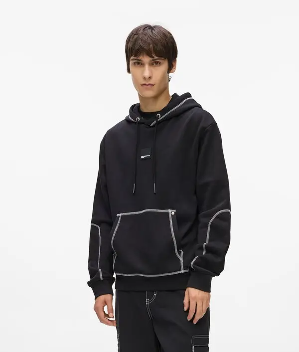KL JEANS Jeans Contrast Stitch Hoodie