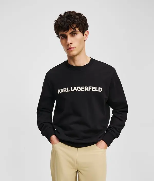 Karl Lagerfeld Logo Sweatshirt - Black