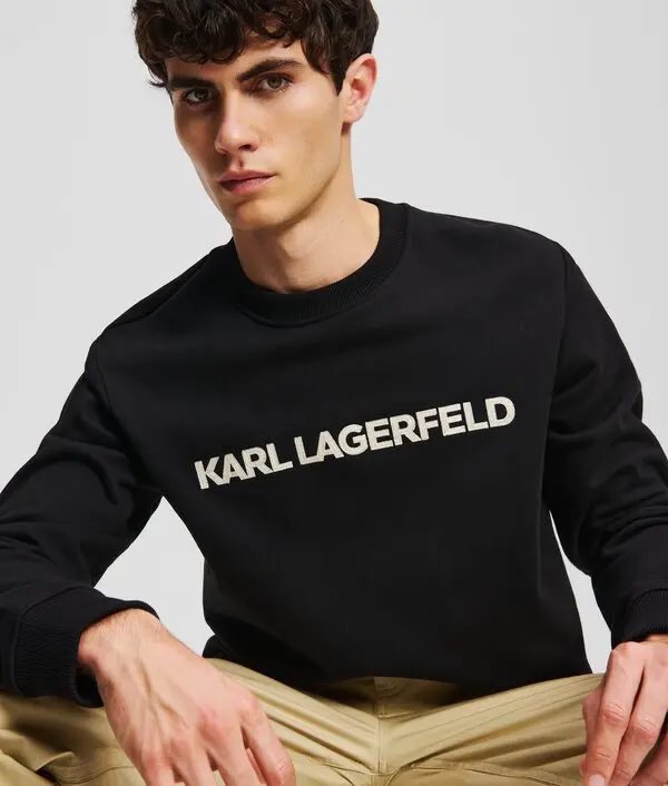 Karl Lagerfeld Logo Sweatshirt - Black